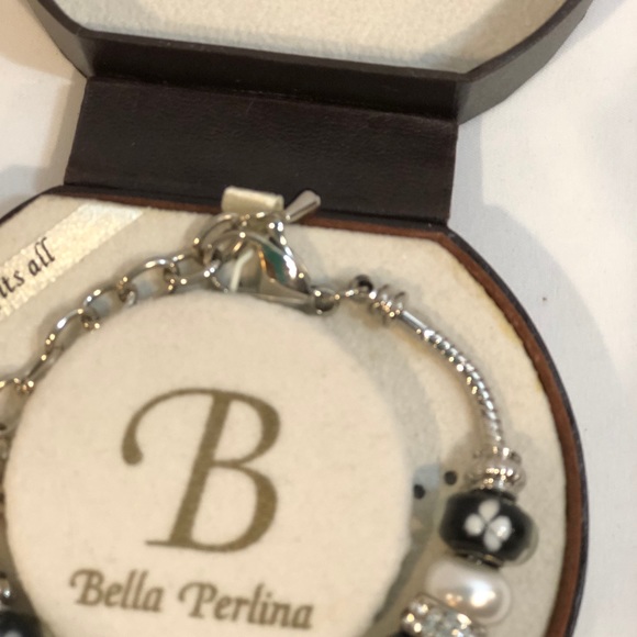 bella Perlina | Jewelry | New Bella Perlina Charm Bracelet Black White ...